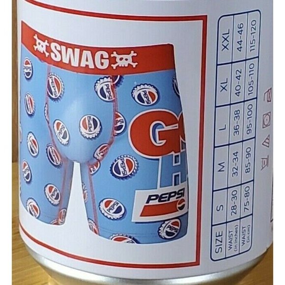 Pepsi | Underwear & Socks | Swag Mens Pepsi Boxer Breif Size Xlarge 442 ...